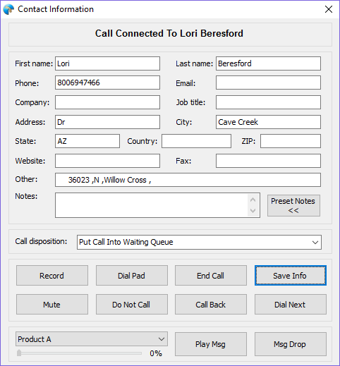 What Happens When Ecsow Dialer Connects With A Live Person Support Center