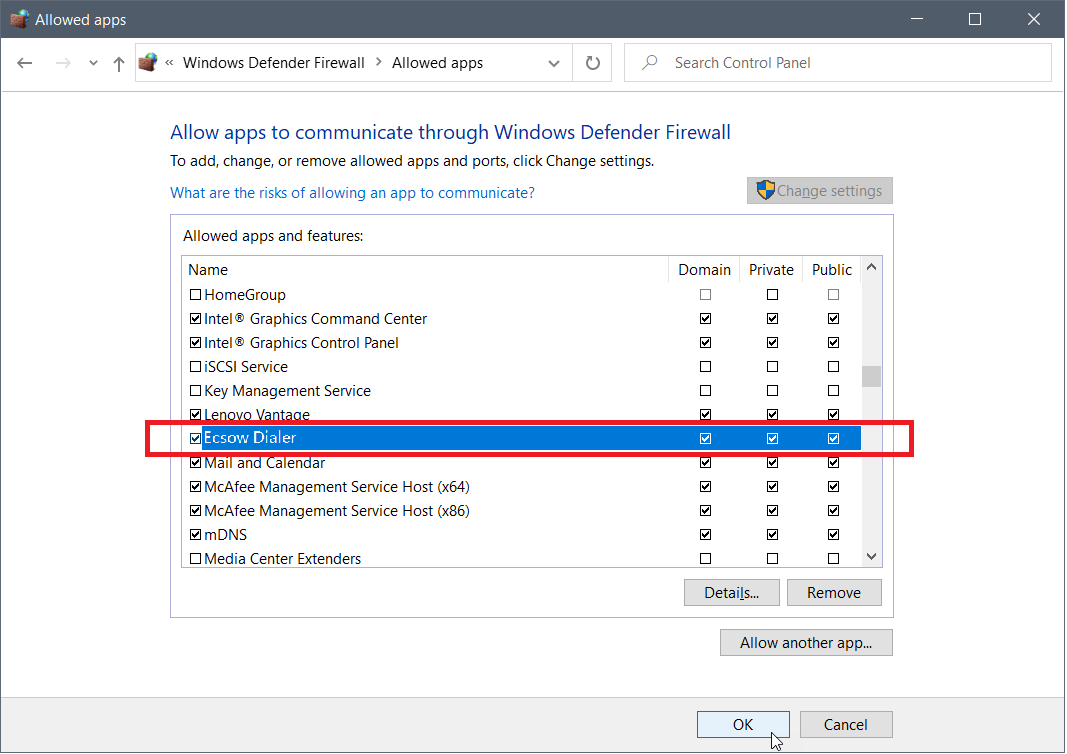 Ecsow Auto Dialer / Voice Broadcasting / Predictive Dialer FAQ - How to allow Ecsow dialer ...
